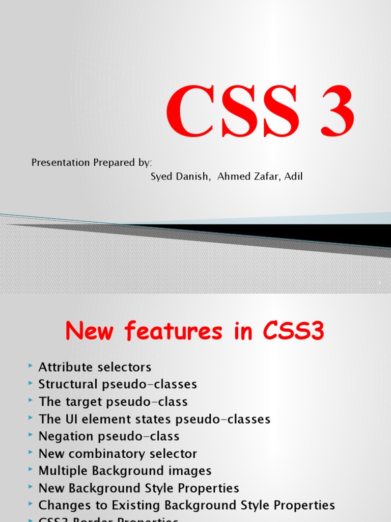 Presentation Prepared By: Syed Danish, Ahmed Zafar, Adil | PDF | Page ...