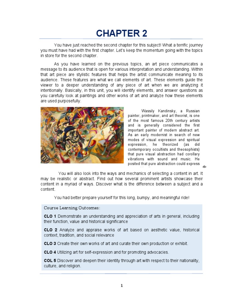 Module-2 Art Appreciation | PDF | Composition (Visual Arts) | Shape