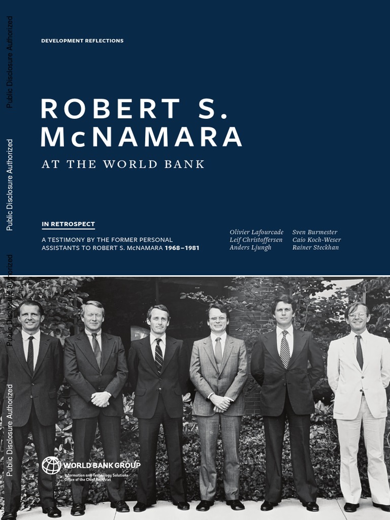 Robert S McNamara at The World Bank in Retrospect | PDF | International ...