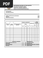 Formatos de Recepcion de Muestra en El Laboratorio | PDF | Física ...