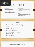 IGCSE Maths Chapter 17 - Number Sequences - Revision Booklet | PDF ...