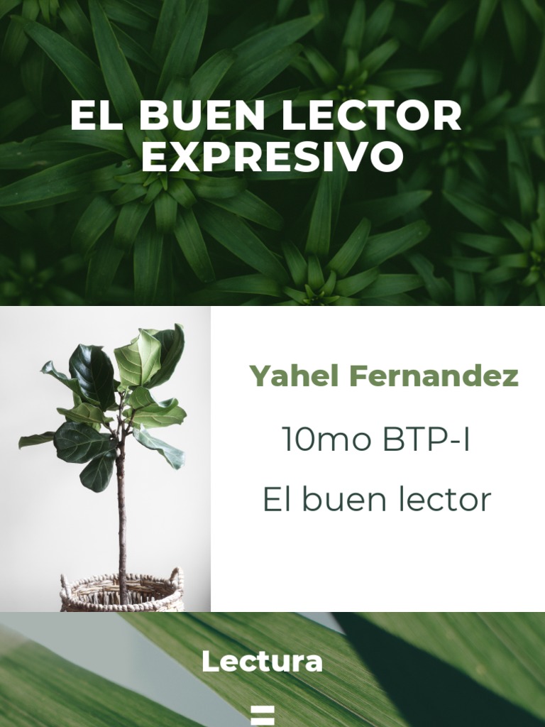 El Buen Lector Expresivo | PDF