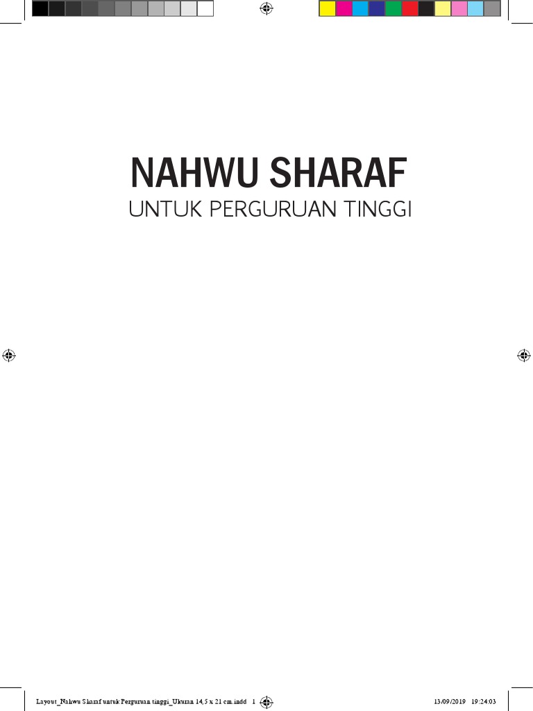 Nahwu Sharaf Untuk Perguruan Tinggi | PDF