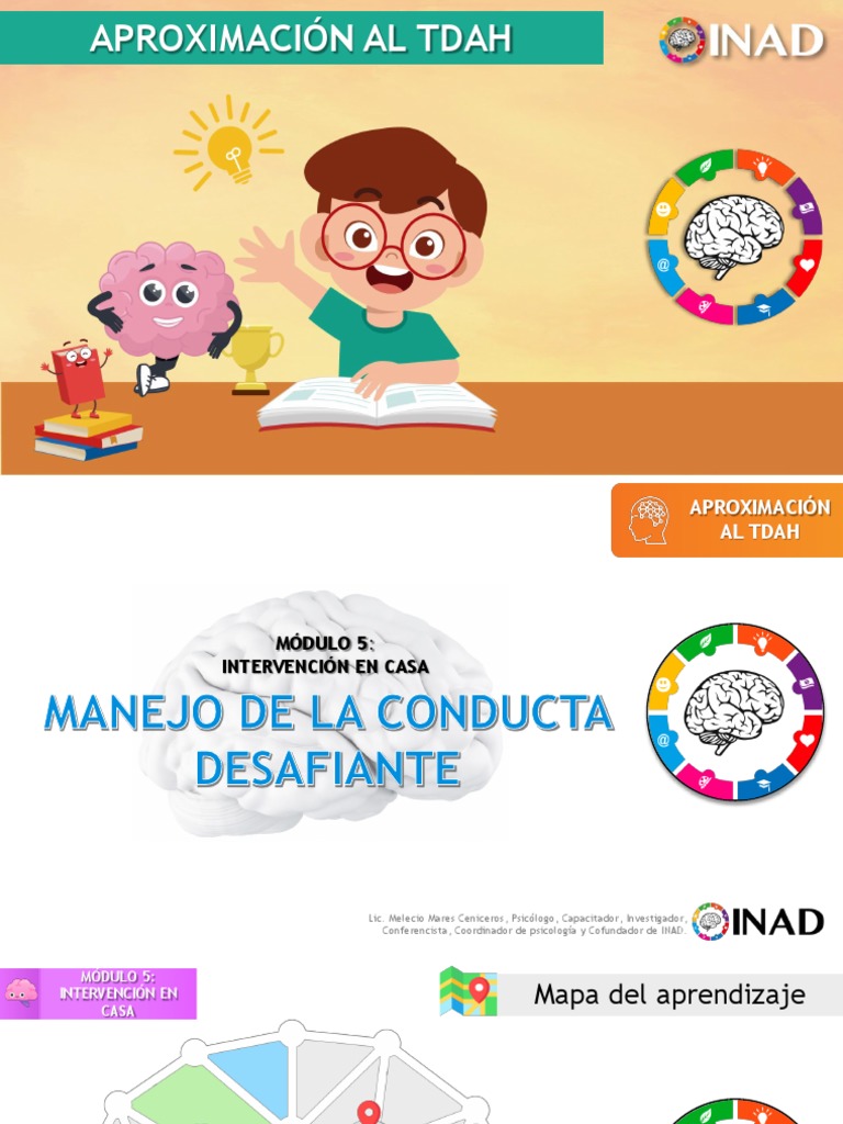 Mód. 5 Clase 4 - Manejo de La Conducta Desafiante PDF | PDF | Sicología ...