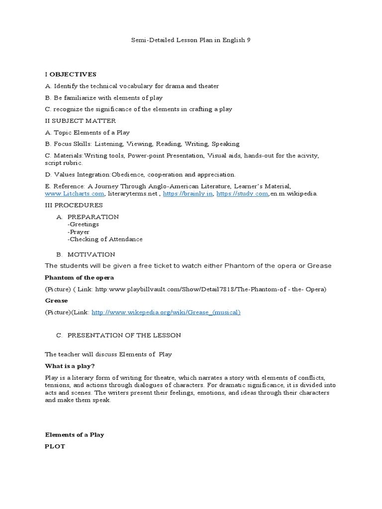 Phantom of The Opera Grease | PDF | Plot (Narrative) | Writing