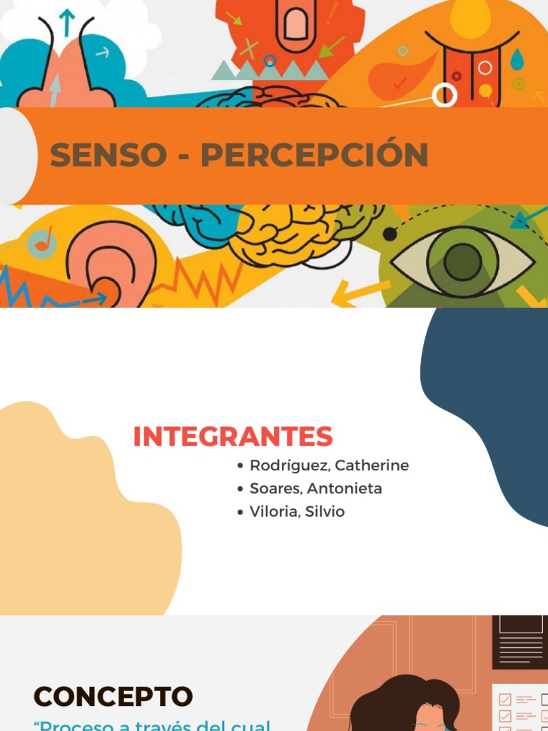 Sensopercepcion | PDF | Percepción | Sentidos