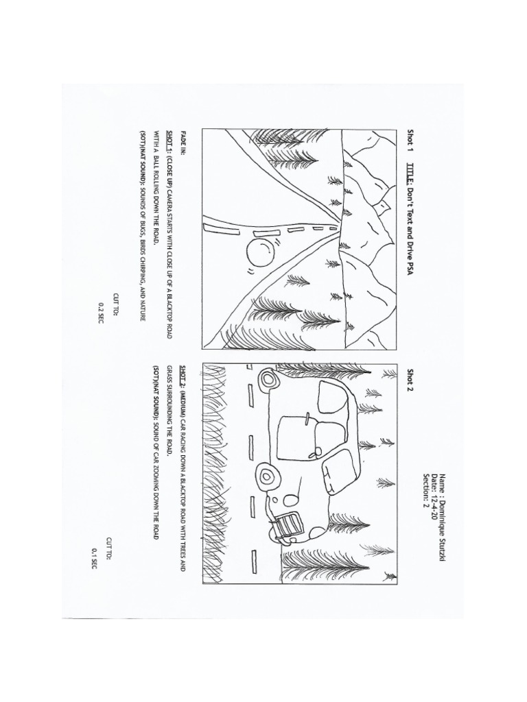 Dont Text and Drive Psa | PDF