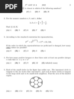 Mathematical Reasoning Practice Test | PDF