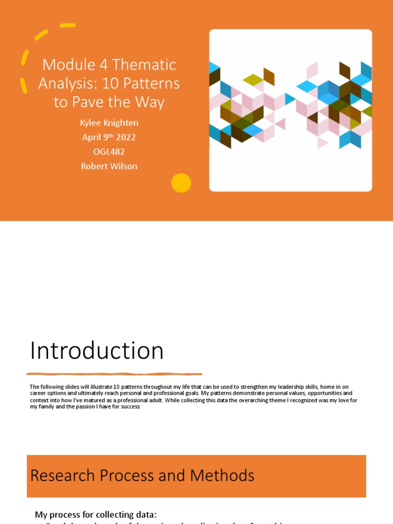 Ogl 482 Module 4 Thematic Analysis | PDF | Leadership | Psychology