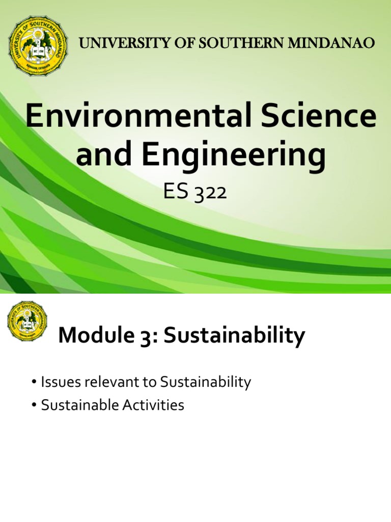 Es 322 Module 3 | Download Free PDF | Sustainability | Life Cycle ...