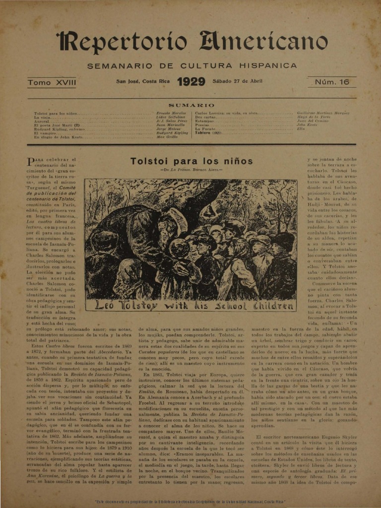 Repertorio Americano (1929) (27-04) | PDF