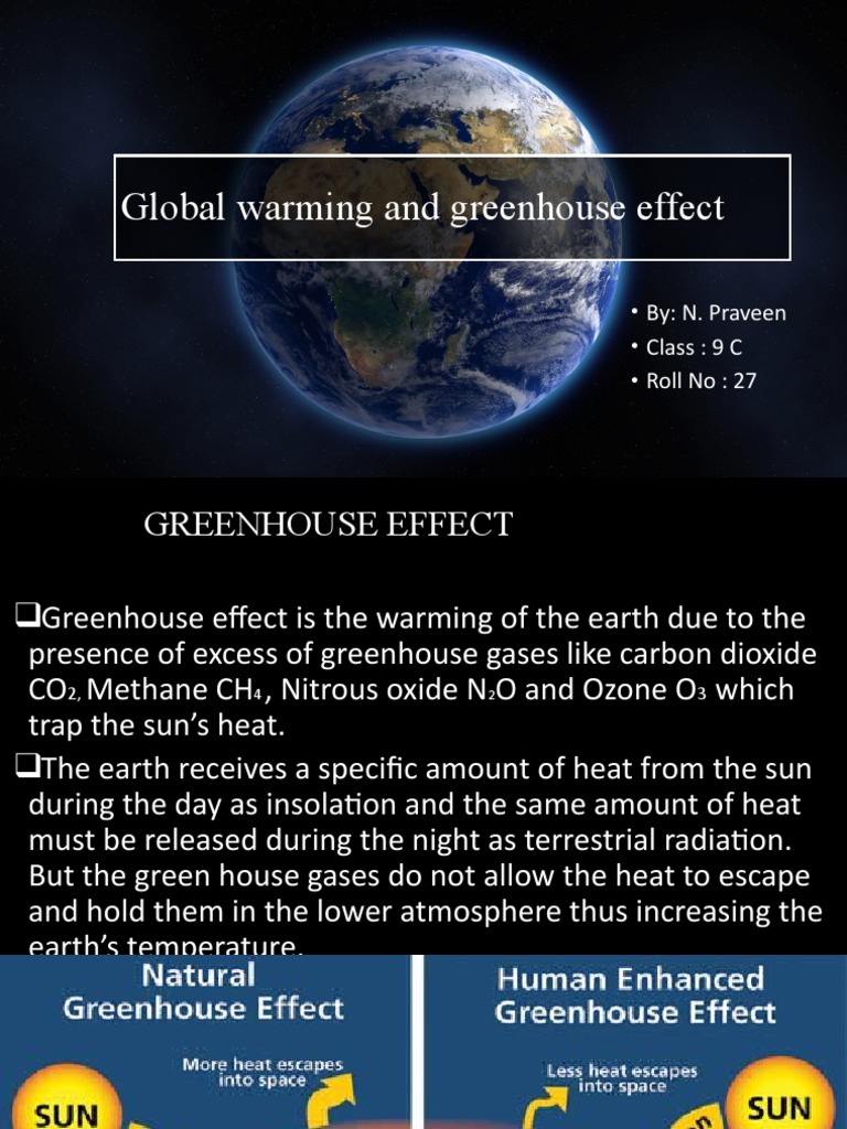 Global Warming and Greenhouse Effect | PDF | Science & Mathematics