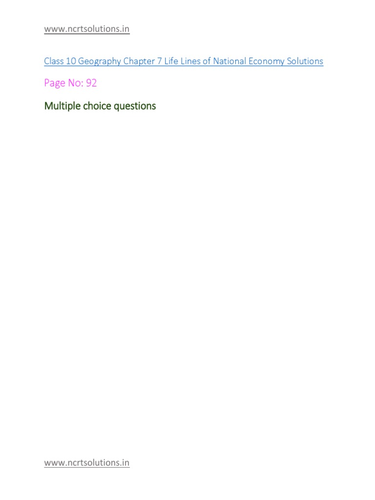 Chapter 7 Solutions | PDF | Transport | Rail Transport