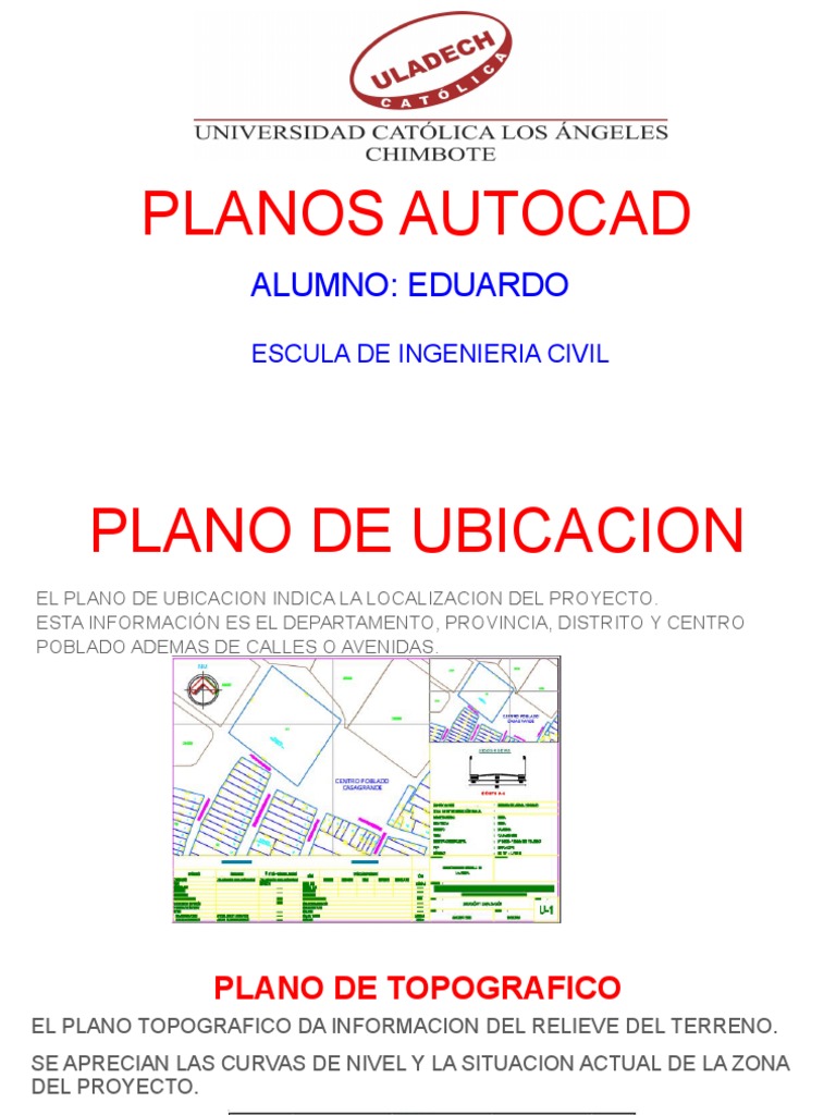 Tipos de Planos en Autocad | PDF