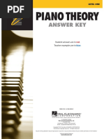 Essential Elements Piano Theory Level 2 | PDF | Tempo | Clef