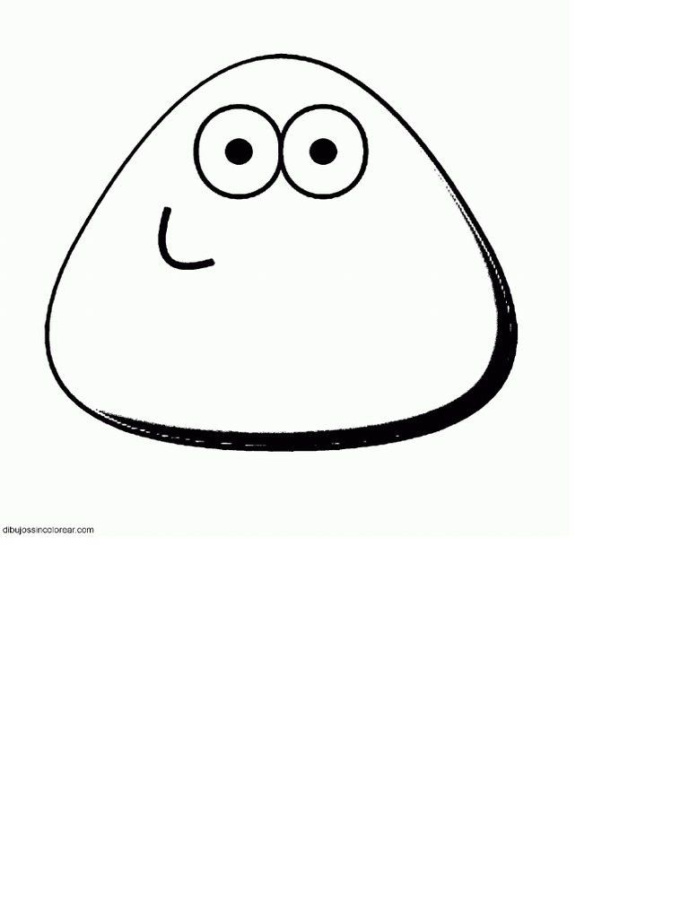 Dibujos de Pou para Colorear 01 | PDF