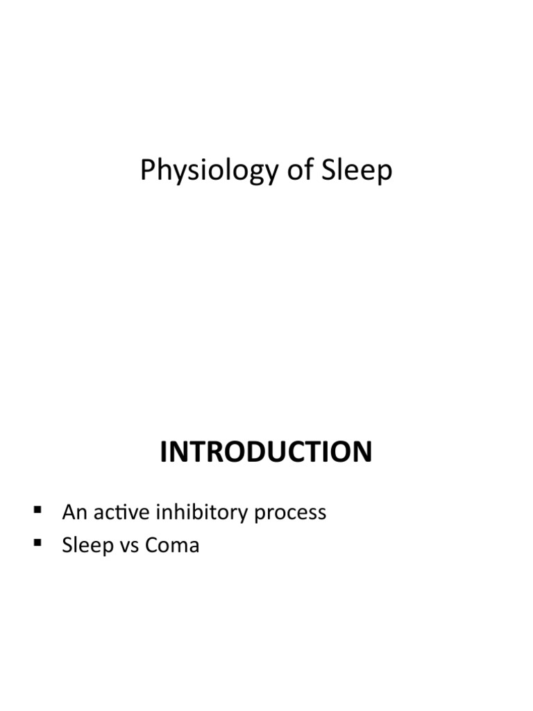 Sleep Physiology | PDF | Sleep | Rapid Eye Movement Sleep