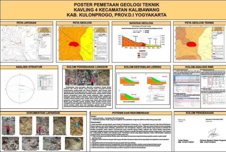 Poster Pemetaan Geotek Ravianur | PDF