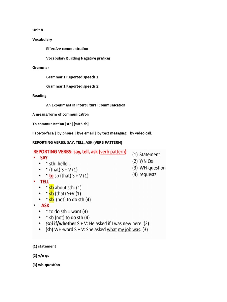 Unit 8 | PDF