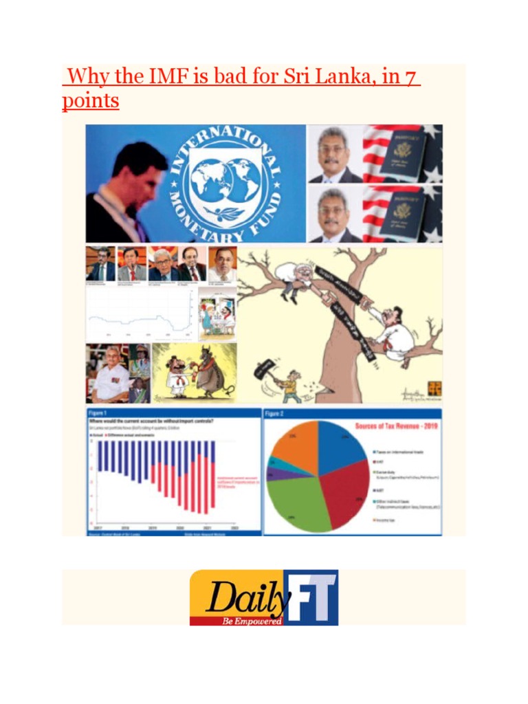 IMF's Impact on Sri Lanka: 7 Key Issues | PDF | Taxes | Austerity