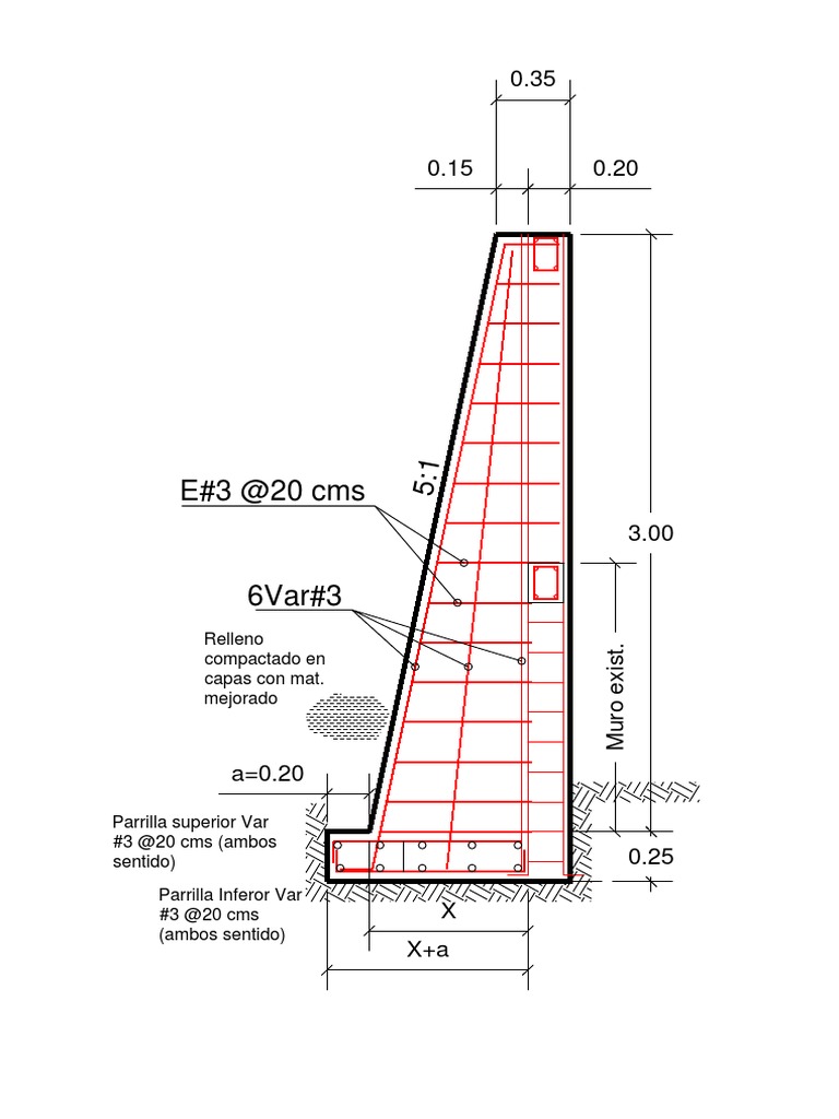 Detalle Contrafuerte | PDF