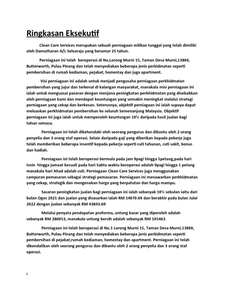Ringkasan Eksekutif | PDF