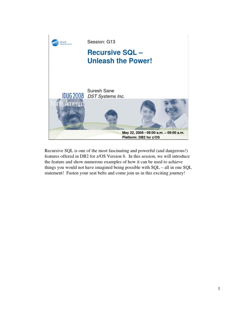 Recursive SQL | PDF | Data Management Software | Computer Programming