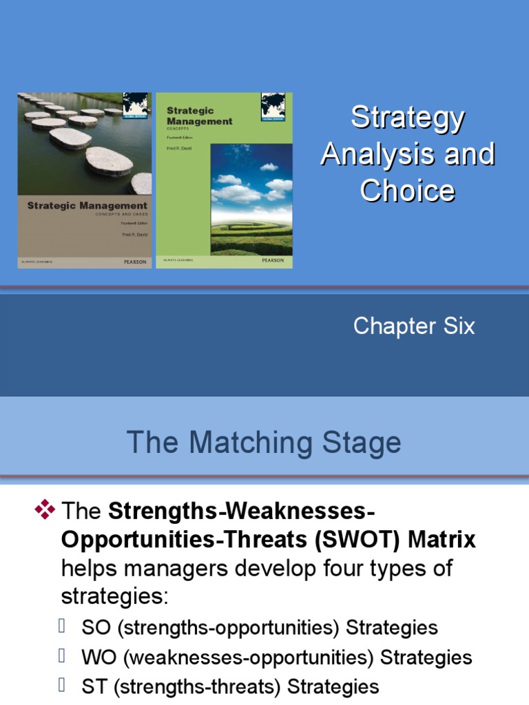 David Sm14 Inppt06 Ch6b | PDF | Swot Analysis | Business