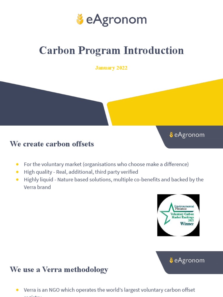 Carbon Program - Basics | PDF | Carbon Offset | Climate Change Mitigation