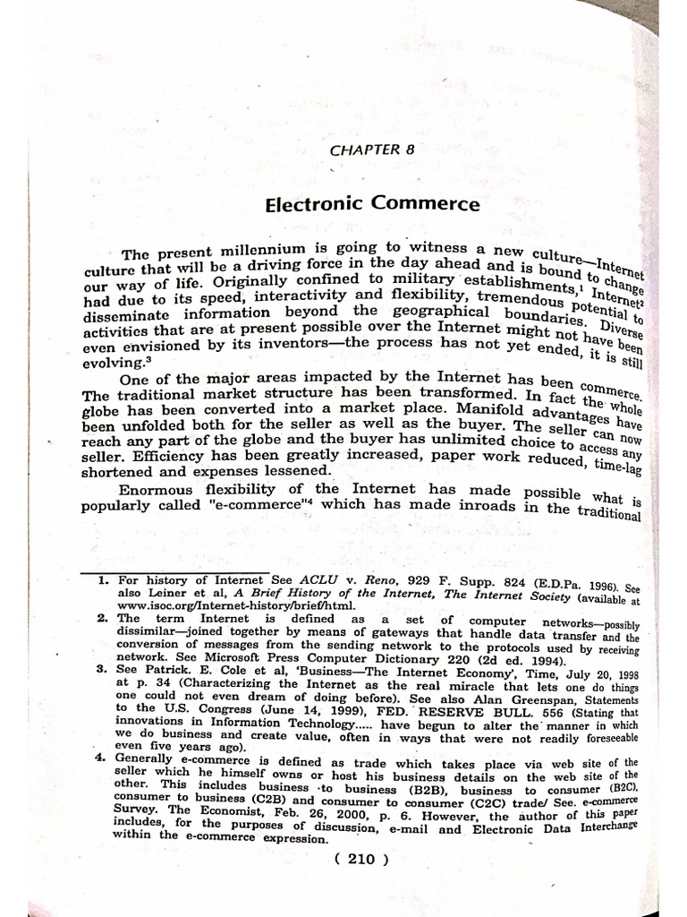 Electronic Commerce | PDF