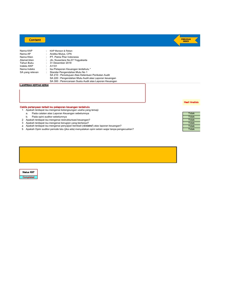 Tugas Lab Audit Sesi 1 - PDF 3 | PDF