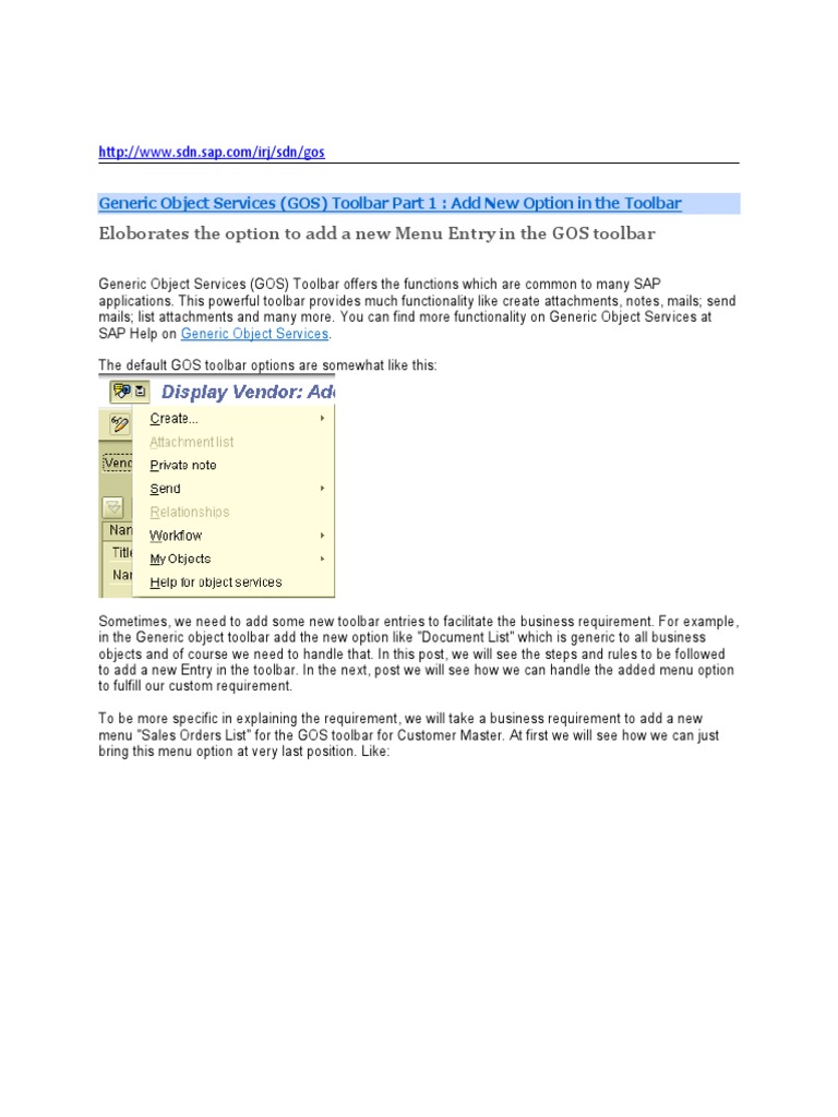 Generic Object Services Pdf Method Computer Programming