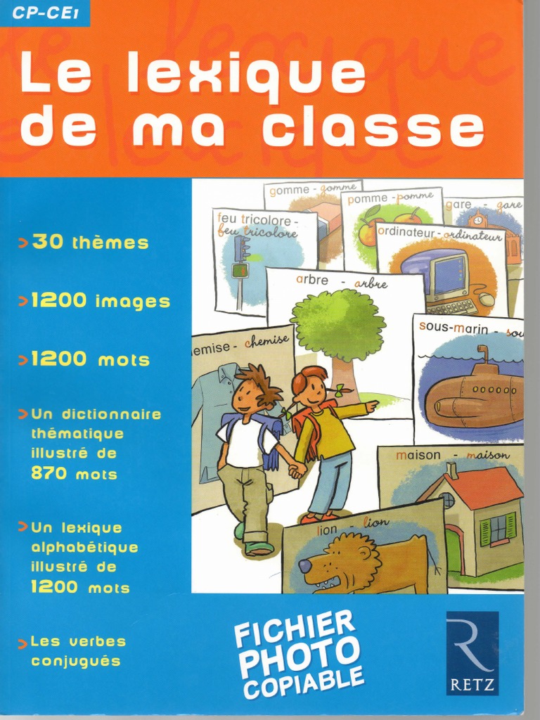 RETZ - Le Lexique de Ma Classe CP-CE1 | PDF