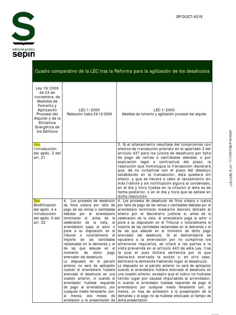Documento Sepin SP Doct 4318 | PDF