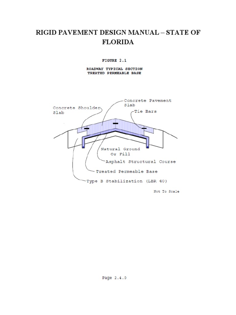 Rigid Pavement Design Manual | PDF