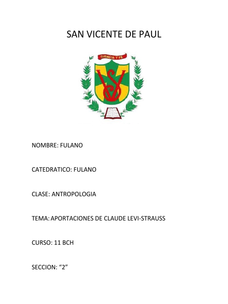 Análisis de las aportaciones de Claude Lévi-Strauss al estudio de la ...