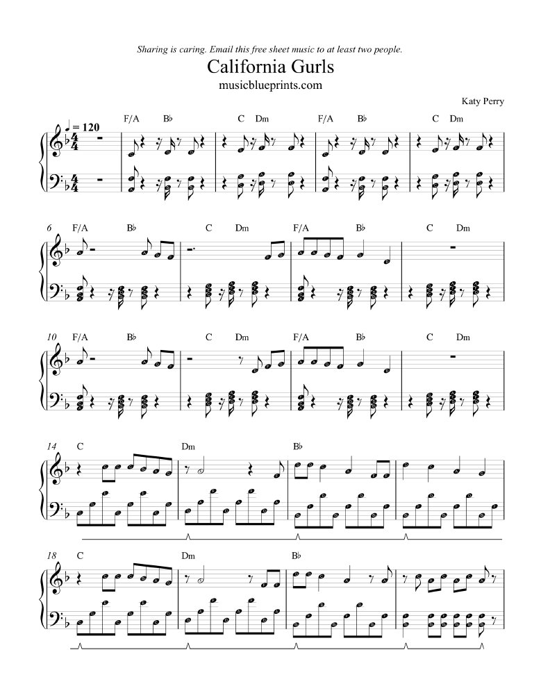 California Gurls | PDF