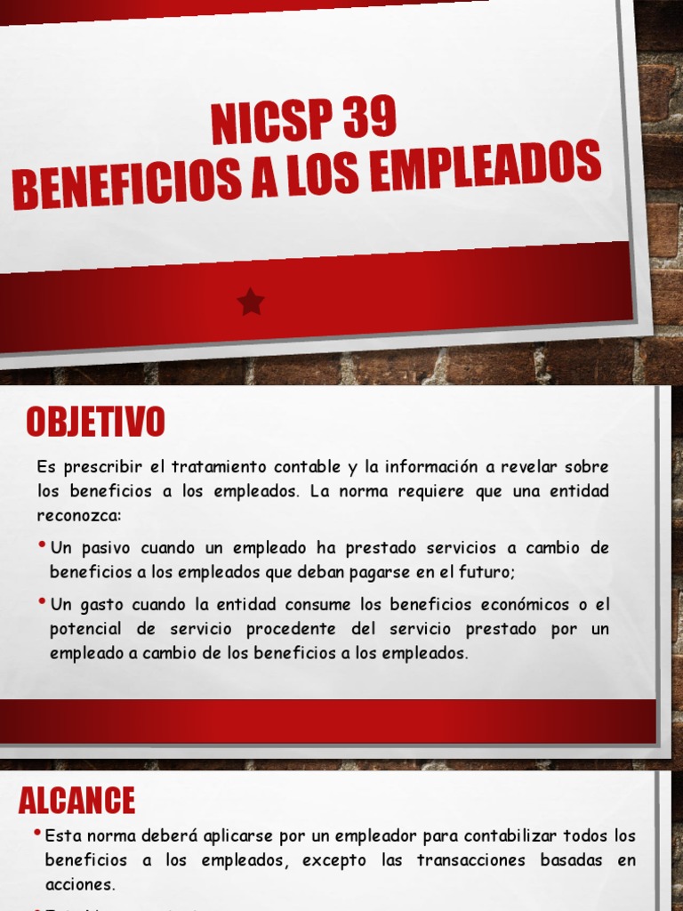 Nicsp 39 | Descargar gratis PDF | Pensión | Salario
