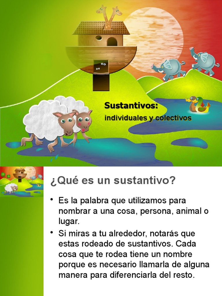 Sustantivos Individual y Colectivo | PDF | Sustantivo | Manada