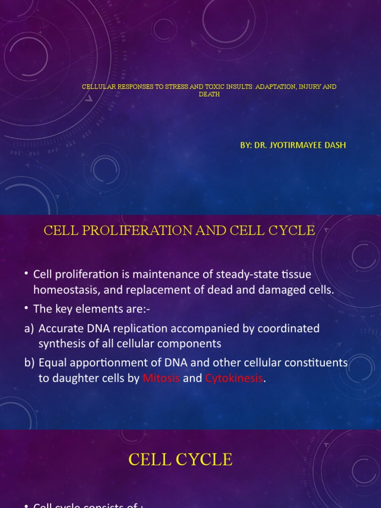 Cellular Stress Responses: Adaptation, Injury, Death and the Regulation ...