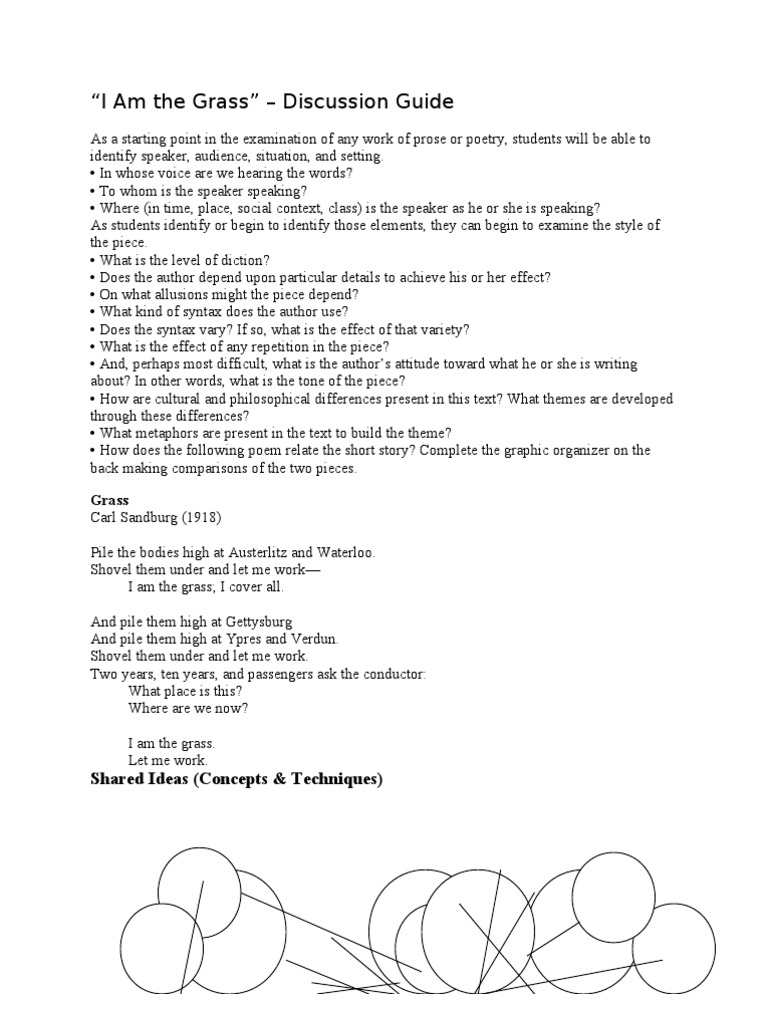 I Am The Grass | Download Free PDF | Essays | Poetry