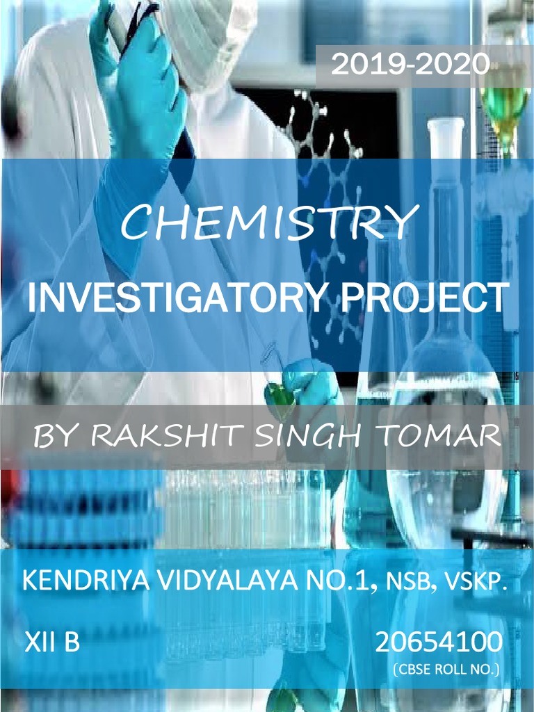 Chemistry Investigatory Project Sample | PDF | Foods | Milk