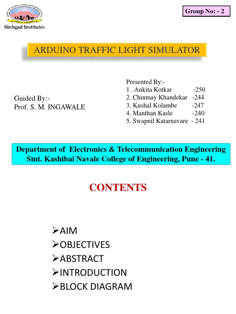 Arduino Traffic Light Simulator | PDF | Arduino | Traffic Light