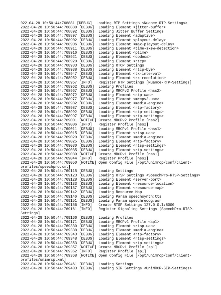 Asterisk Log 28042022 Pdf Session Initiation Protocol Command Line Interface