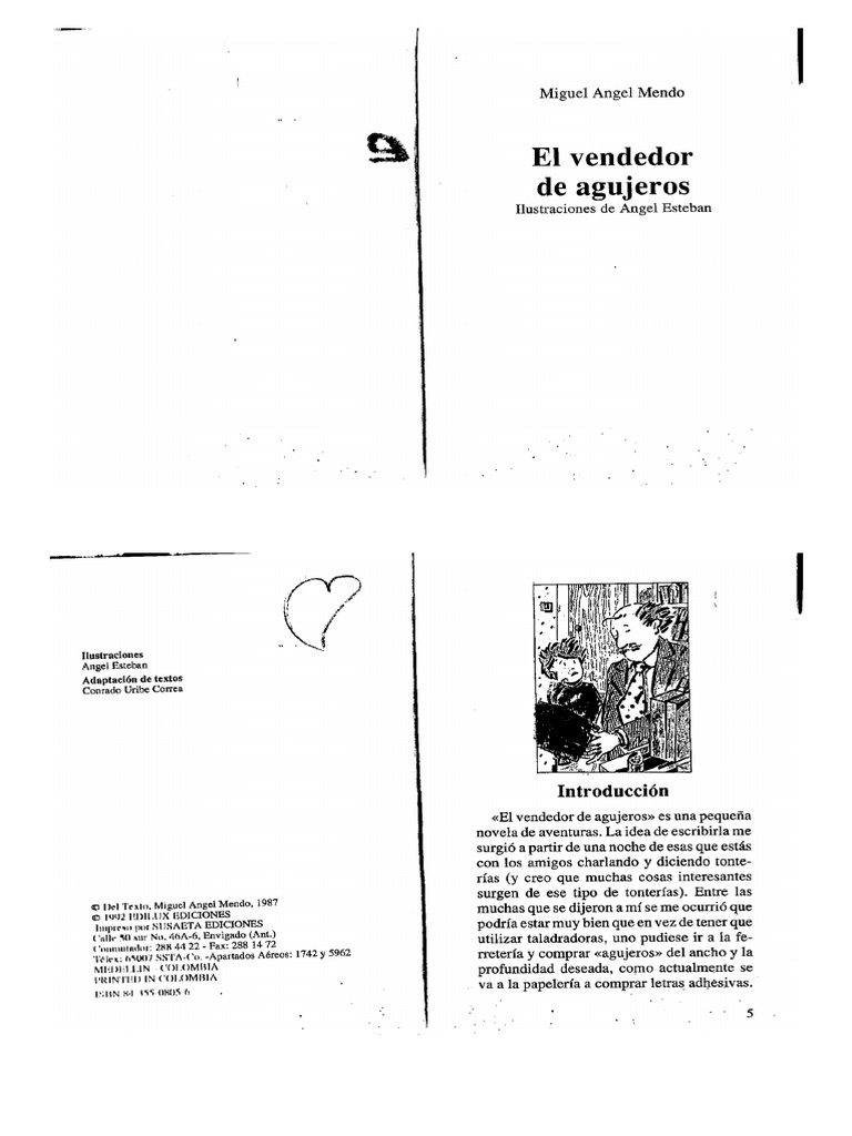 El Vendedor de Agujeros - Miguel Angel Mendo | PDF El Vendedor de Agujeros - Miguel Angel Mendo | PDF