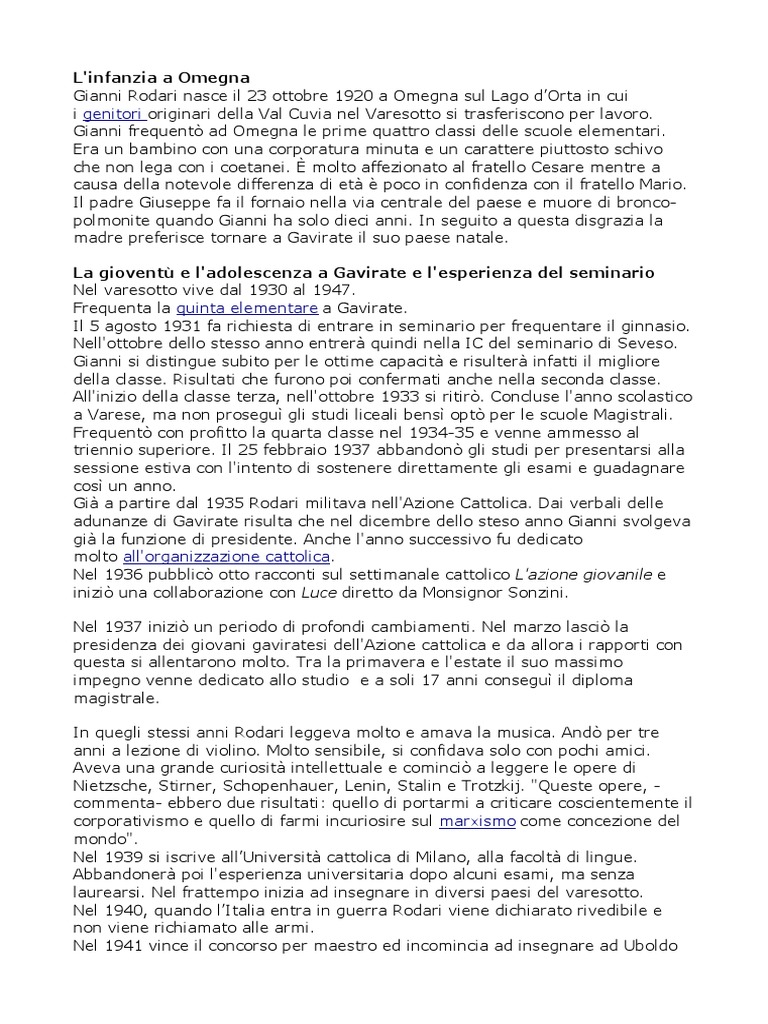 Gianni Rodari | PDF