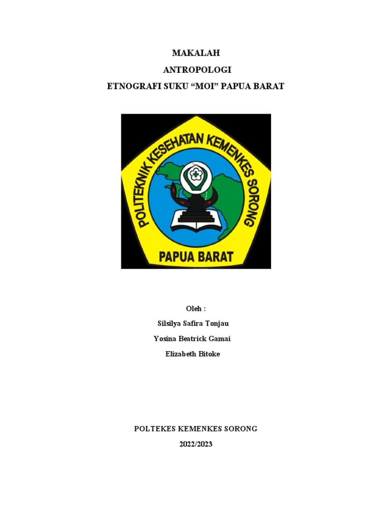 Etnografi Suku Moi Papua Barat | PDF