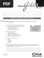 CNA Progression 2 - Pack de Provas - Type A | PDF | Vocabulary | Fluency