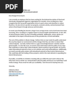 Letter of Request For Fogging and Misting | PDF | Health Sciences ...