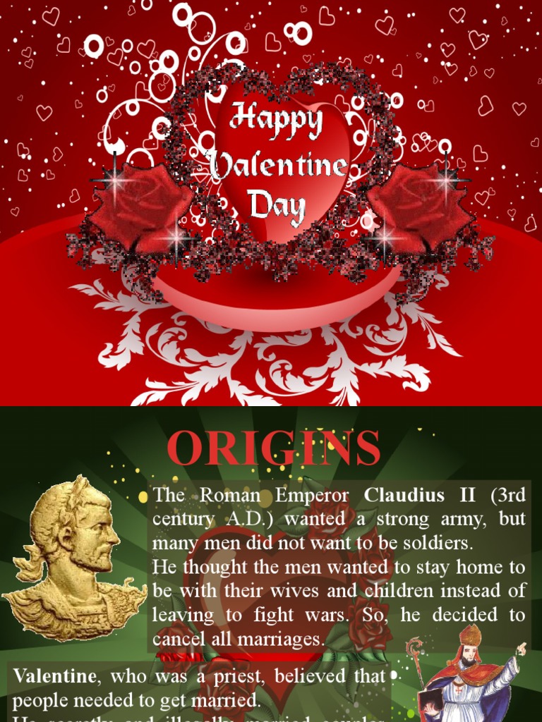 Saint Valentines Day Presentation Project | PDF | Valentine's Day